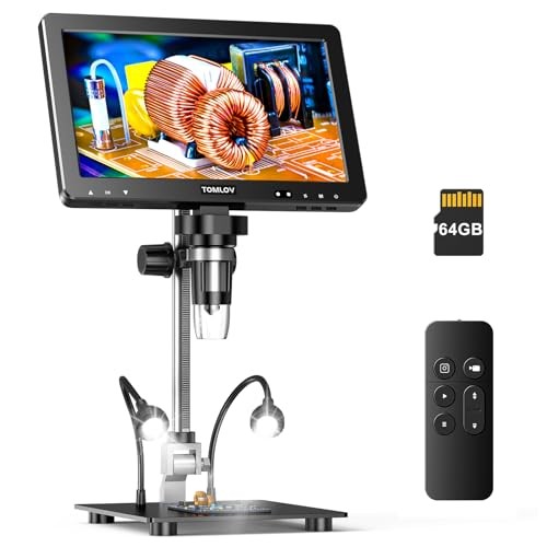 DM9 Max Digital Microscope: 20MP 10.1" 1500X HD IPS HDMI Coin ...