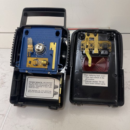 Flashlight Emergency RAYOVAC WORKHORSE Flood Light / Red Flashing ...