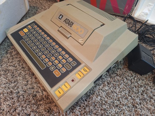 Atari 400 Home Computer With Original Box Pacman Game TESTED WORKING | eBay