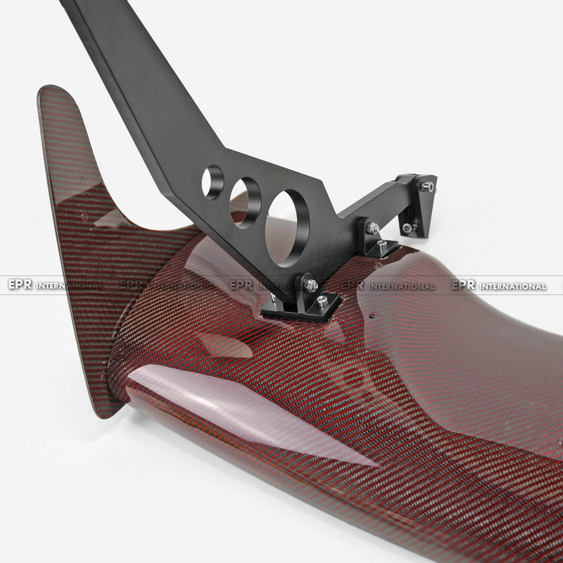 For Hyundai Veloster RSW Style Rear Roof GT Spoiler Wing Red Carbon ...