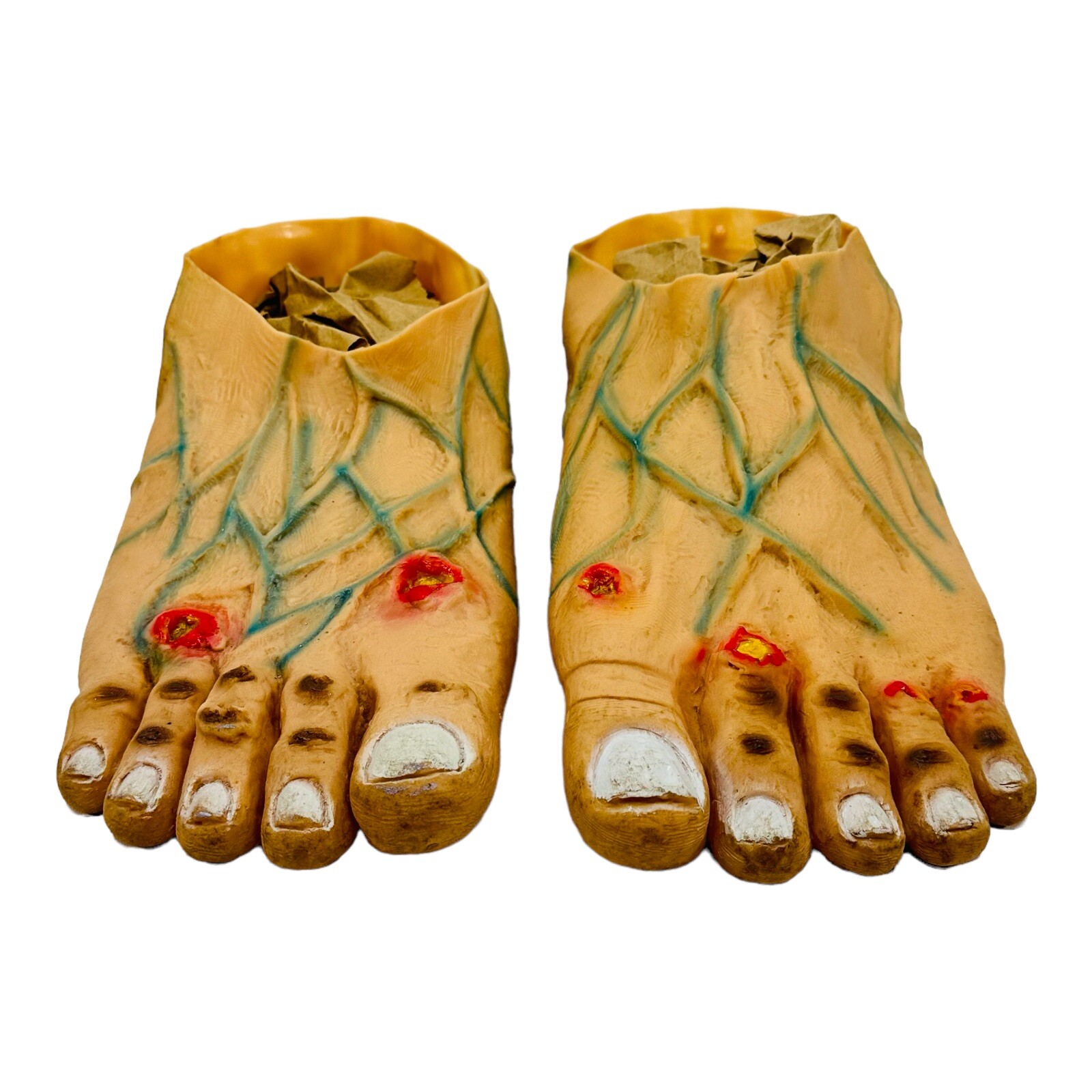 Costume Latex Rubber Feet 1980s Cosplay Zombie Wounde… - Gem