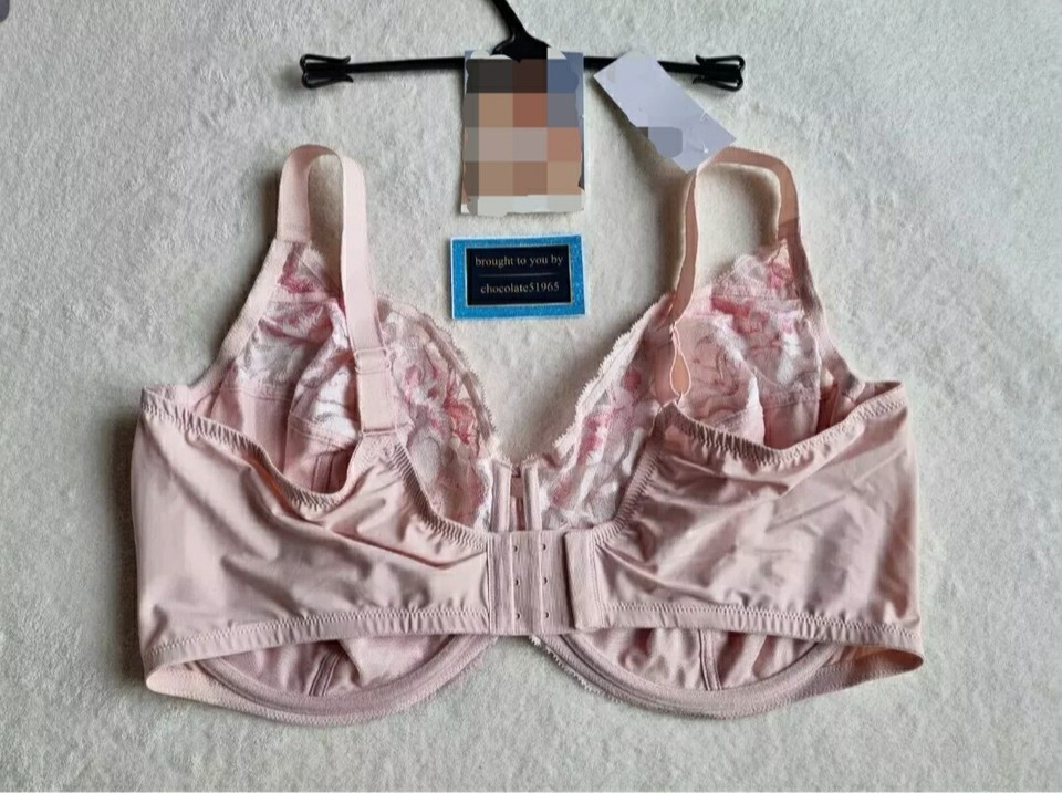 NEW EX M*S DD+ SIZE, UNDERWIRED WITH NON SLIP STRAPS FULL CUP BRA SIZE ...