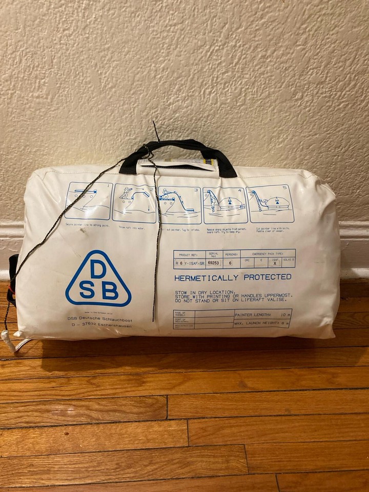6 person inflatable life raft for sale. Never opened., DSB, | eBay