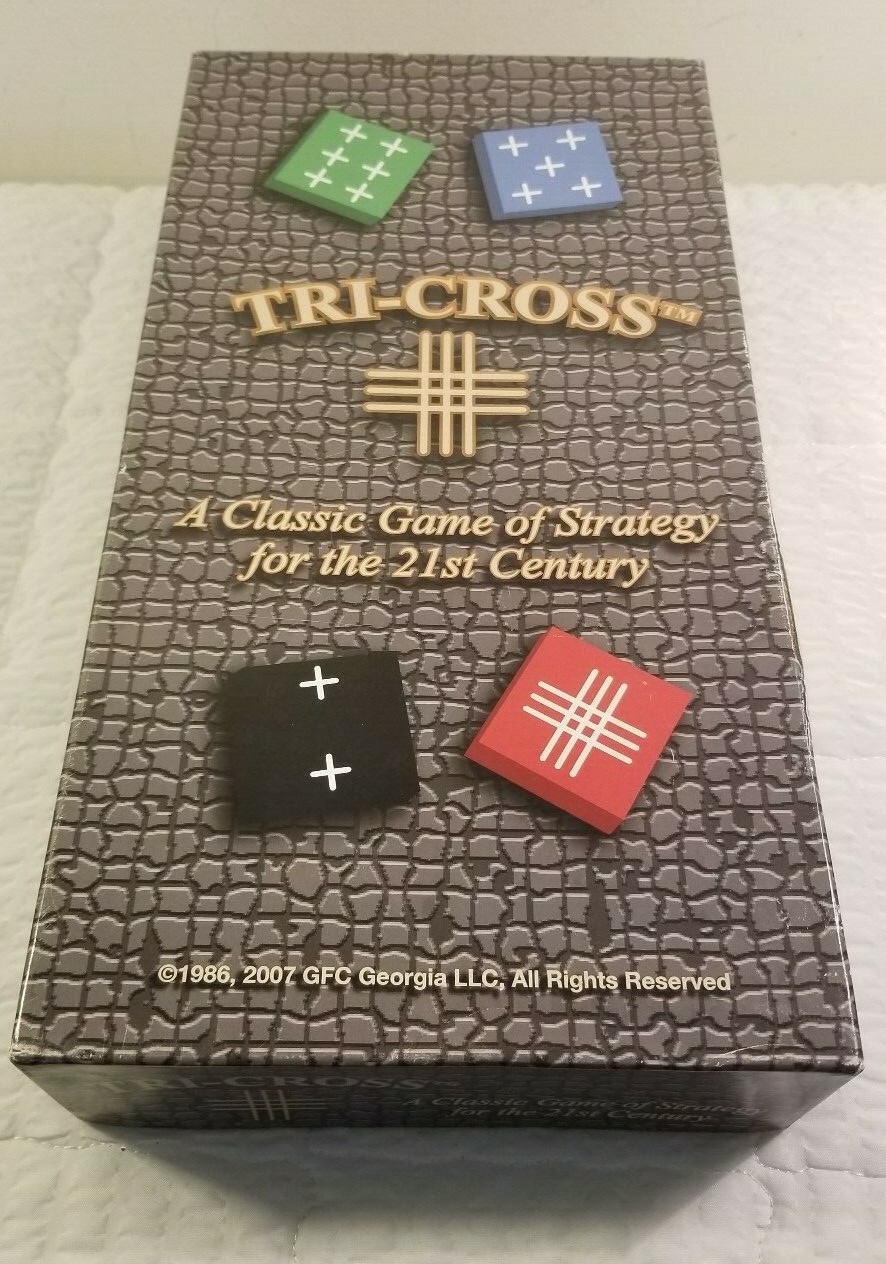 Tri-Cross Game- Classic Strategy Game 1986, 2007 GFC COMPLETE | eBay