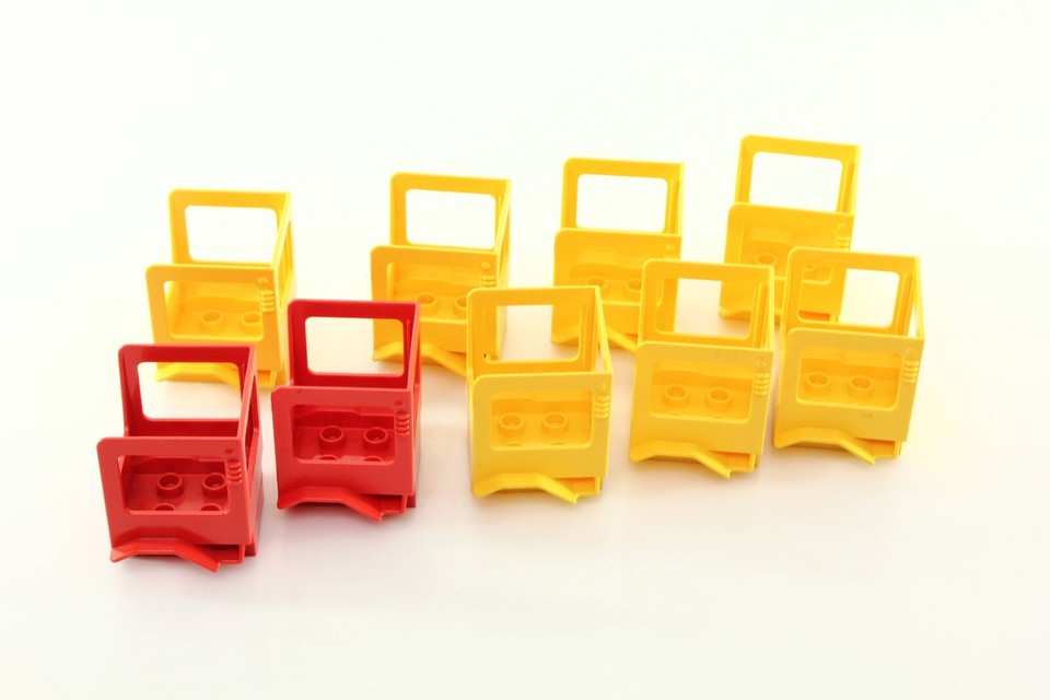 Lego DUPLO Town Set Lot Duplo Cabins Backhoe Tractor 100% complete ...