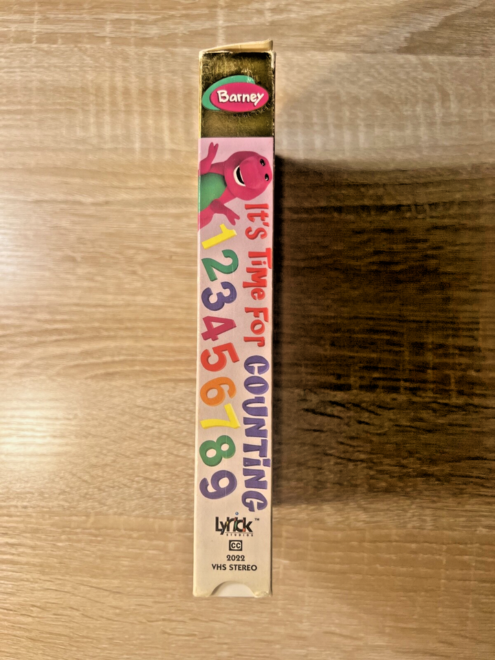 Barney It’s Time For Counting VHS Classic Collection 1997 Kids Learning ...