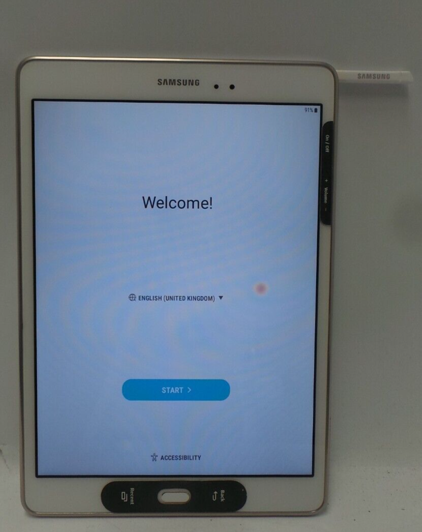 Samsung Galaxy Tab a Sm-t555 Tablet 9.7" 16gb WiFi 4g LTE Android White ...