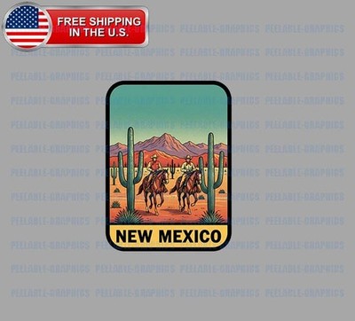 New Mexico Vintage Bumper Vinyl Decal Sticker Souvenir Travel D | eBay