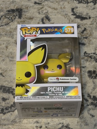 Funko Pop Pokémon Pichu Pearlescent Pokemon Center Exclusive 579 | eBay