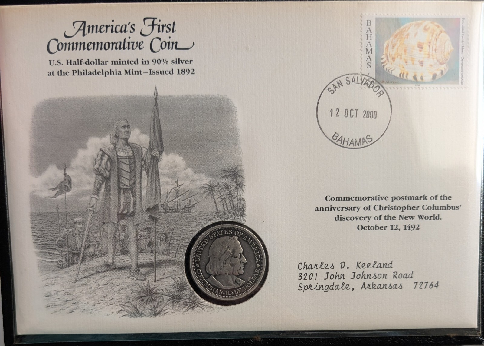 America’s First Commemorative Coin - Columbus Half Dollar Postal ...