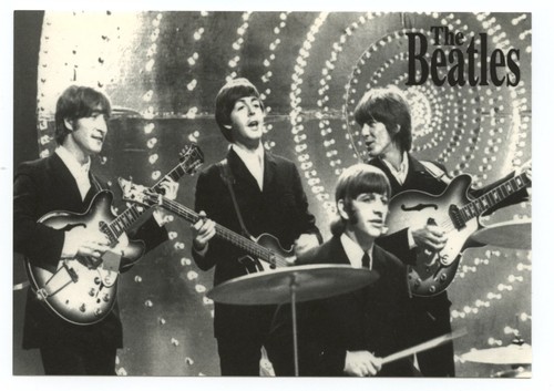 The Beatles Band Popular Rock Music Postcard | eBay