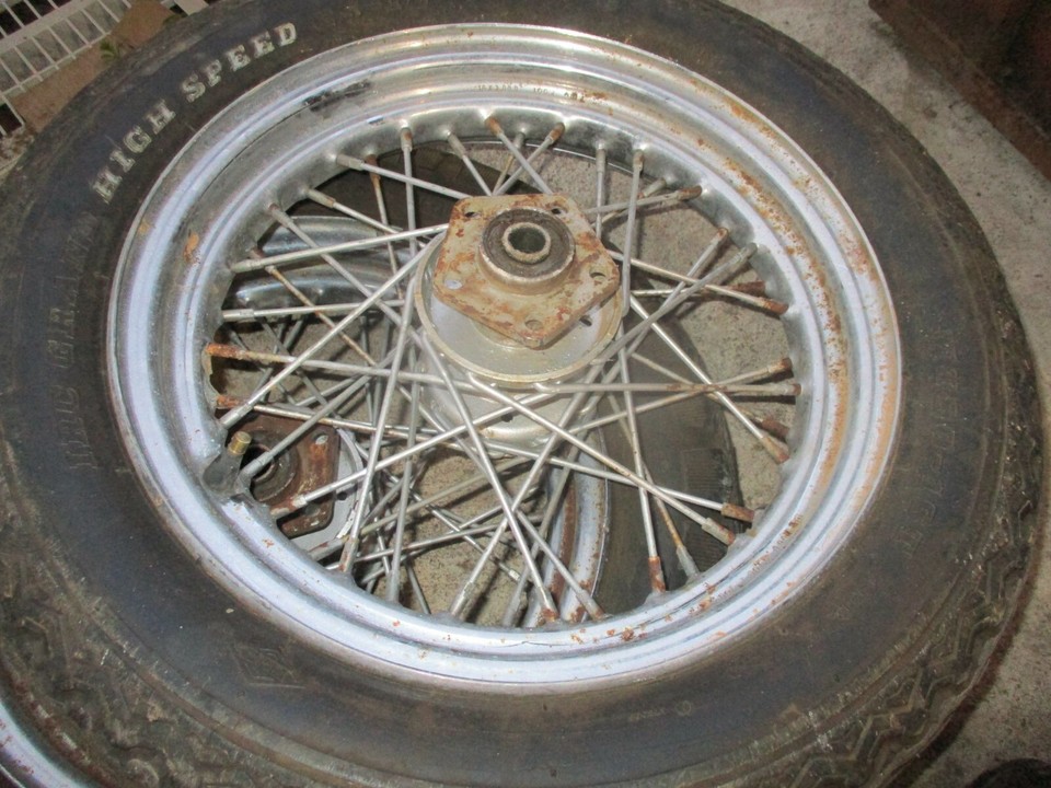 78 HARLEY DAVIDSON FL FLH SHOVELHEAD ELECTRA GLIDE 16 INCH REAR WHEEL ...