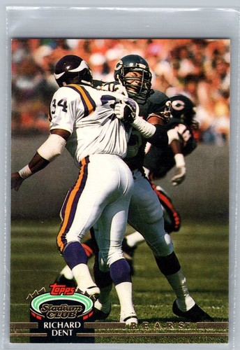 1992 TOPPS STADIUM CLUB CARD # 9 Richard Dent - Chicago Bears | eBay