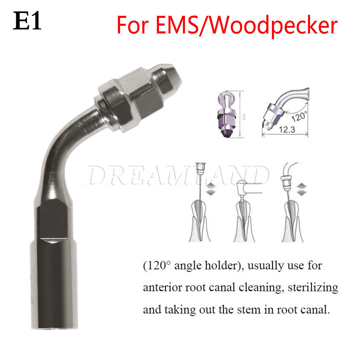 Dental Ultrasonic Endo Tips Tip For Ems Woodpecker E1 E2 E3 E4 E5 Rs Ebay
