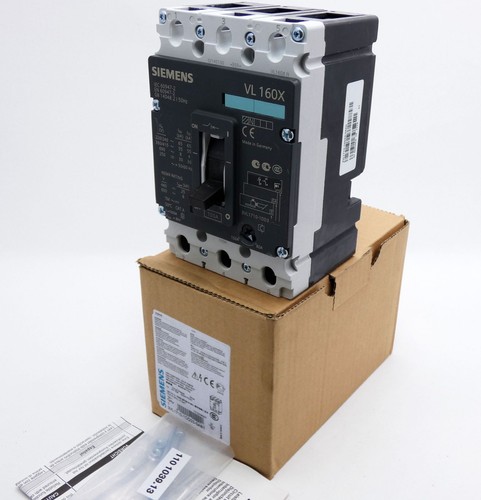Siemens VL160X 3VL1710-1DD33-0AB1 3VL1 710-1DD33-0AB1 E:01 100A 40kA ...