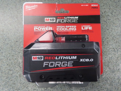 MILWAUKEE 48-11-1881 18V 8AH REDLITHIUM FORGE XC 8.0Ah Battery | eBay