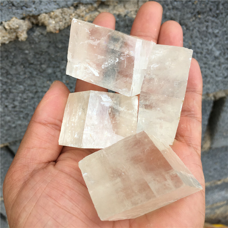 1pc Iceland Spar Optical Calcite Quartz Crystal Mineral Specimen 100g ...