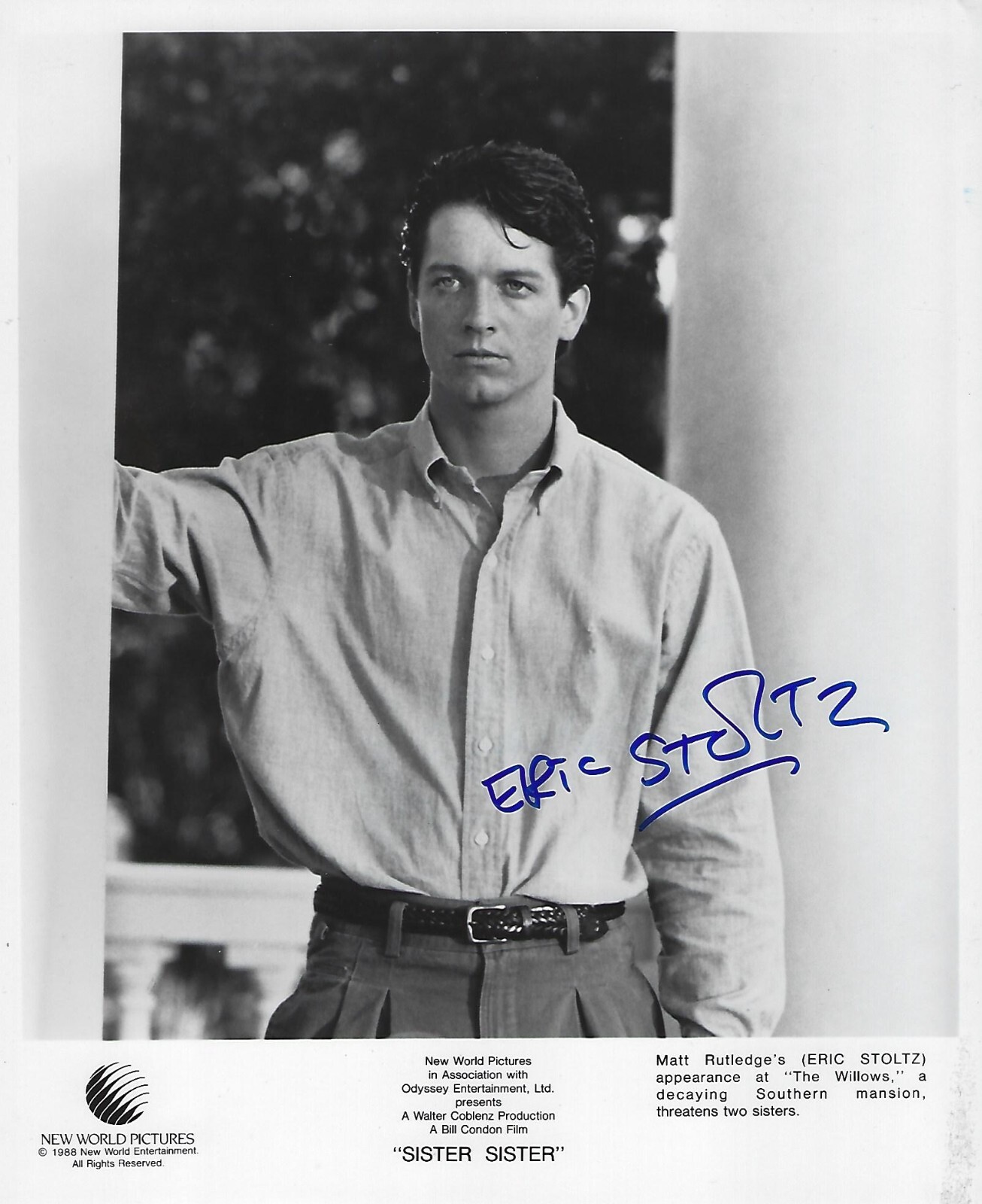 Handsome ERIC STOLTZ Signed 8 x 10 Photo Sister Sister | eBay