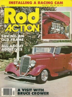 ROD ACTION 1979 APR - RACING CAM INSTALL, BRUCE CROWER, FRAME REPAIRS ...