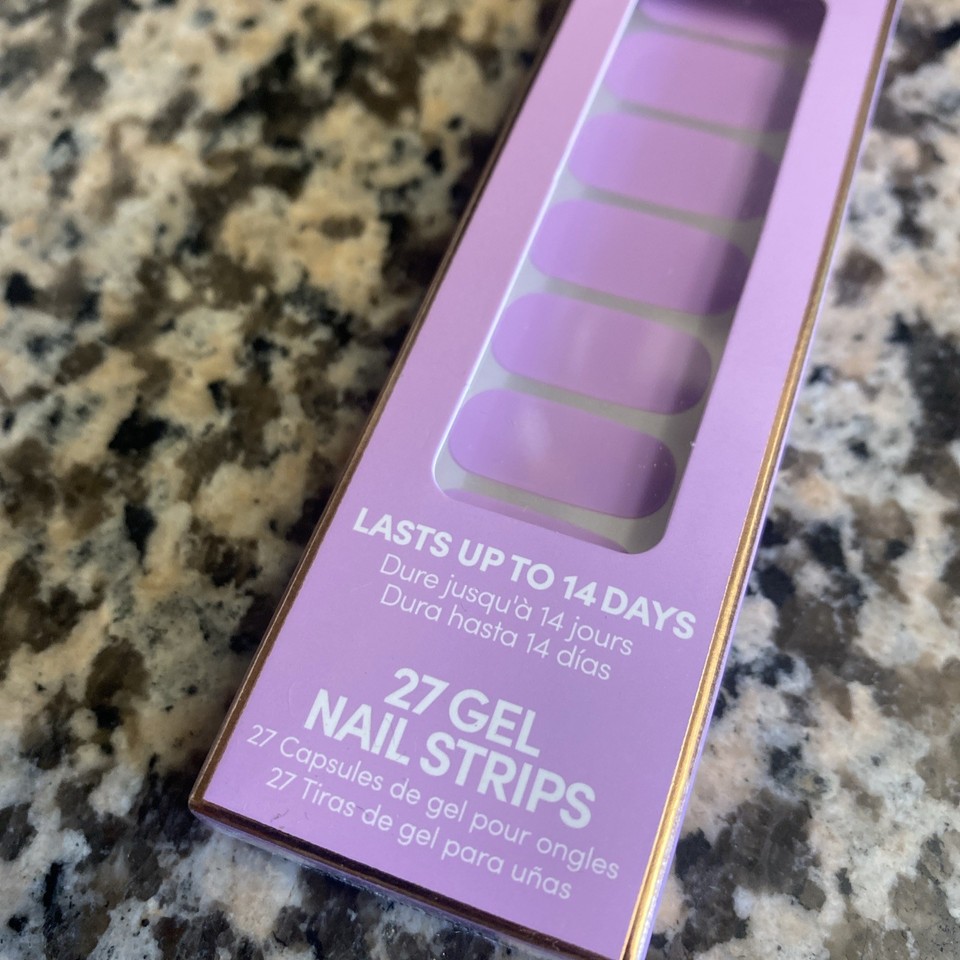 Dashing Diva ENCHANTED LILAC High GLOSS Gel Nail Polish Strips | eBay