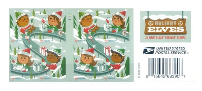 USA. Christmas 2022 secular. Booklet mini sheet. | eBay