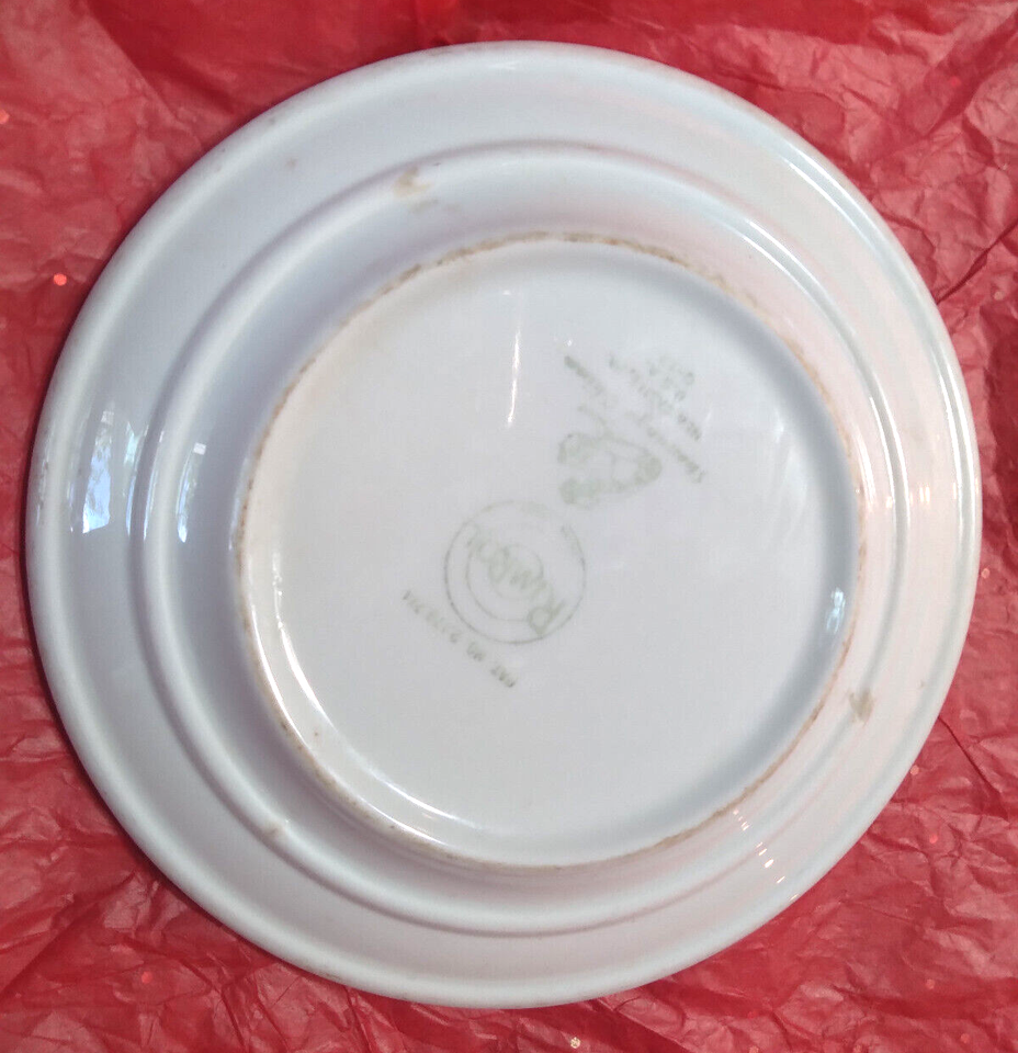 Vintage Ford Rimrol plate, 6", Shenango, China, New Castle, Pa., Pat ...