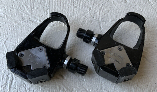 WELLGO RC 9101 ROAD BIKE PEDALS NO CLEATS 440 GRAMS CHROMOLY SPINDLE BLACK | eBay