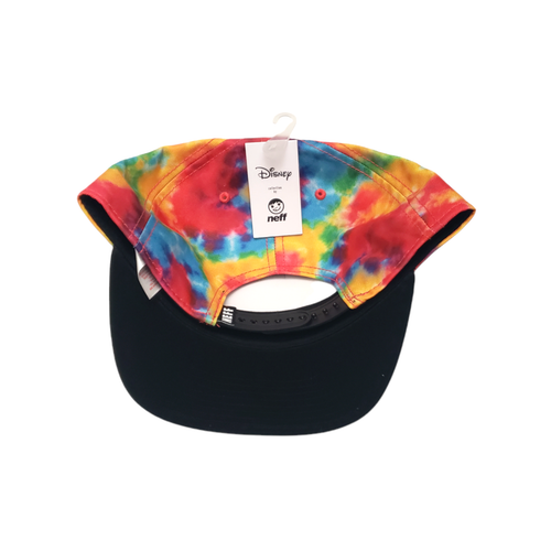 Neff Disney Collection Mickey Mouse Patch Tie-Dye Adjustable Snapback ...