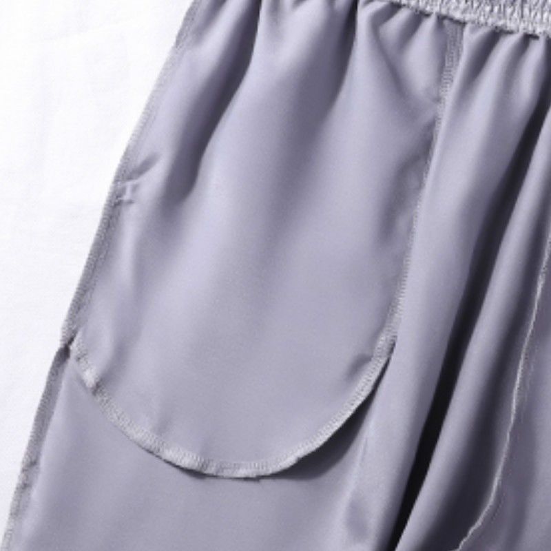 Men Satin Trousers Pants Pajama Bottom Faux Silk Sleepwear Lounge ...