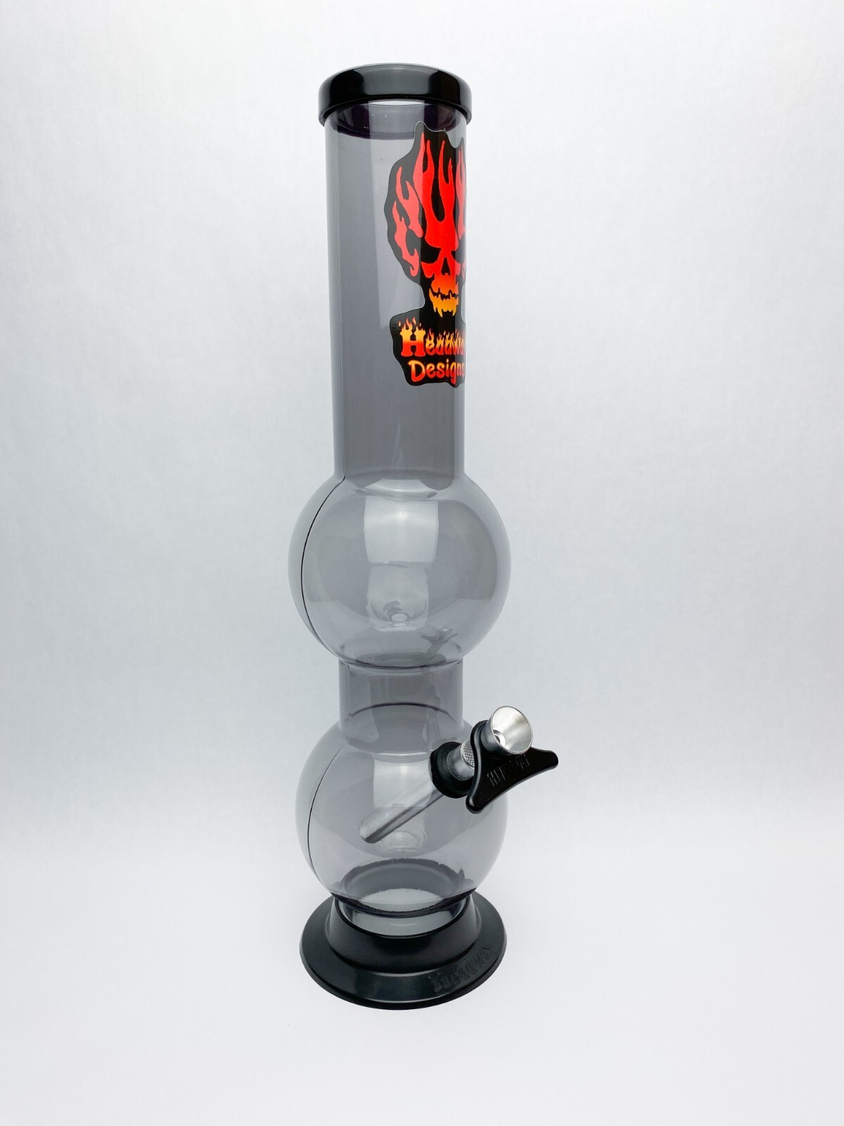 Headway 14" Acrylic Black Double Bubble HOOKAH WATER PIPE BONG With ...