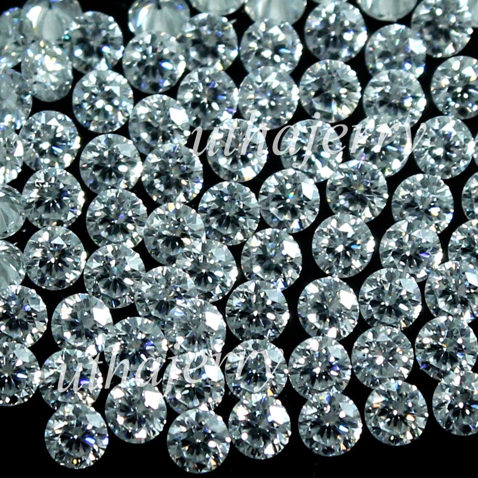 Certified D Color VVS1 Brilliant Cut 2.20 MM White Round Lab Grown ...