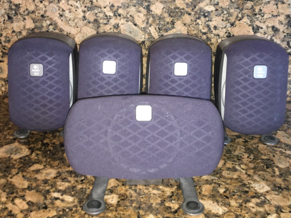 Logitech Z-680 Stereo Computer Surround Sound Speakers & Control Pod | eBay