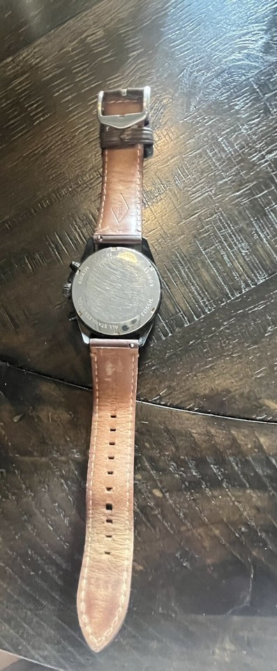 Fossil 100 Meters Tachymeter Sport CH3065 Chronograph Watch Leather ...