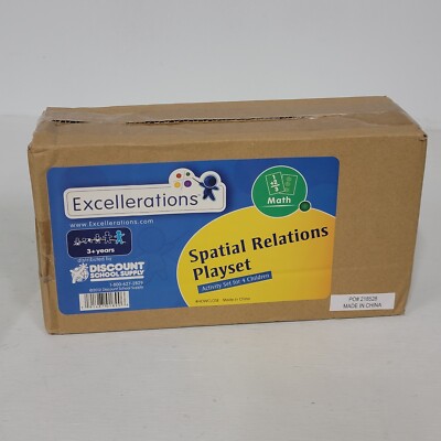 Excellerations School Supply Math Spatial Relations Playset Activity ...