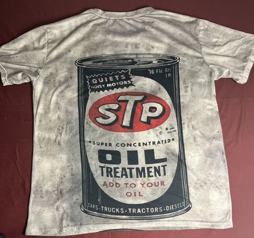 STP Oil, Treatment, T-shirt NHRA Hot Rod Drag Racing Tee Pin Up Sz-(L ...
