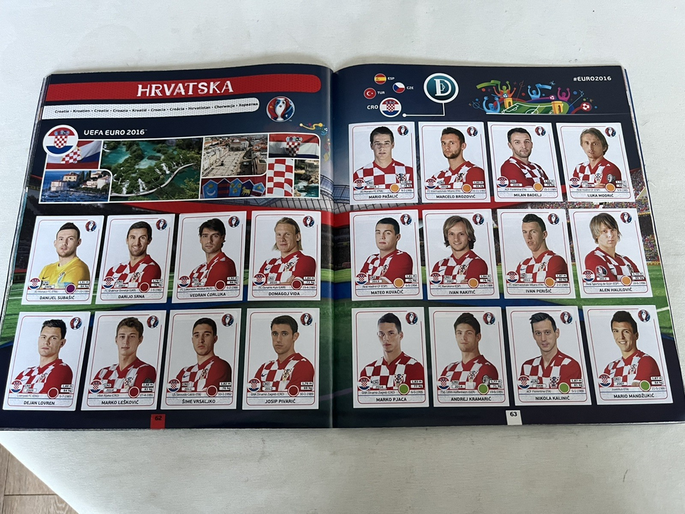 Panini UEFA Euro 2016 Football Sticker Album complete all stickers | eBay