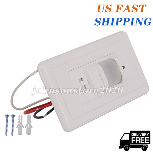 US New Automatic PIR Occupancy Motion Sensor Light Switch Auto On/Off ...