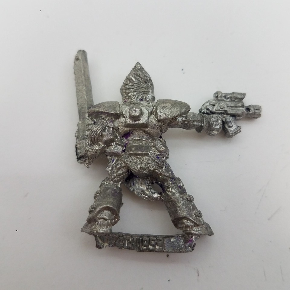 Warhammer 40k - SPACE WOLVES WOLF SCOUT SERGEANT 1x Model Metal, Built ...