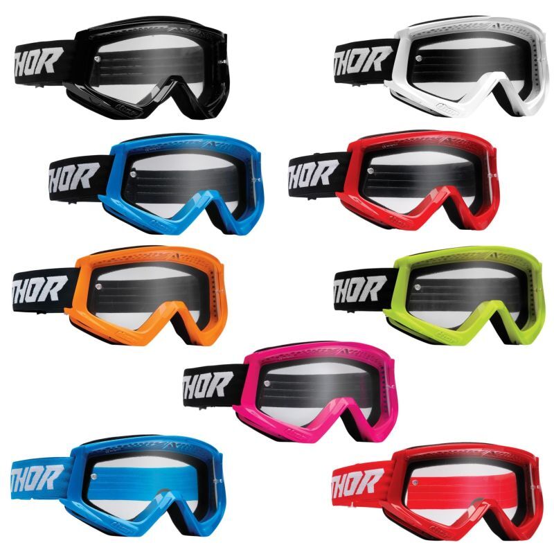 Thor Combat Racer Motocross Offroad ATV Riding Goggles - Pick Color | eBay