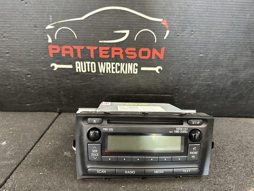 12-14 TOYOTA PRIUS C RADIO STEREO DISPLAY RECEIVER FACE 518C1 ID ...