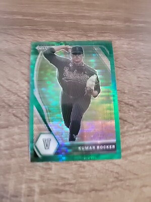 2021 Panini Prizm Draft GREEN PULSAR PRIZM KUMAR ROCKER RC Rookie Texas ...