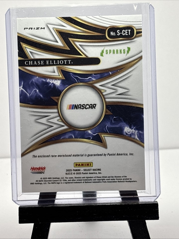 Chase Elliott 2025 Select "Sparks" Patch MEM | eBay