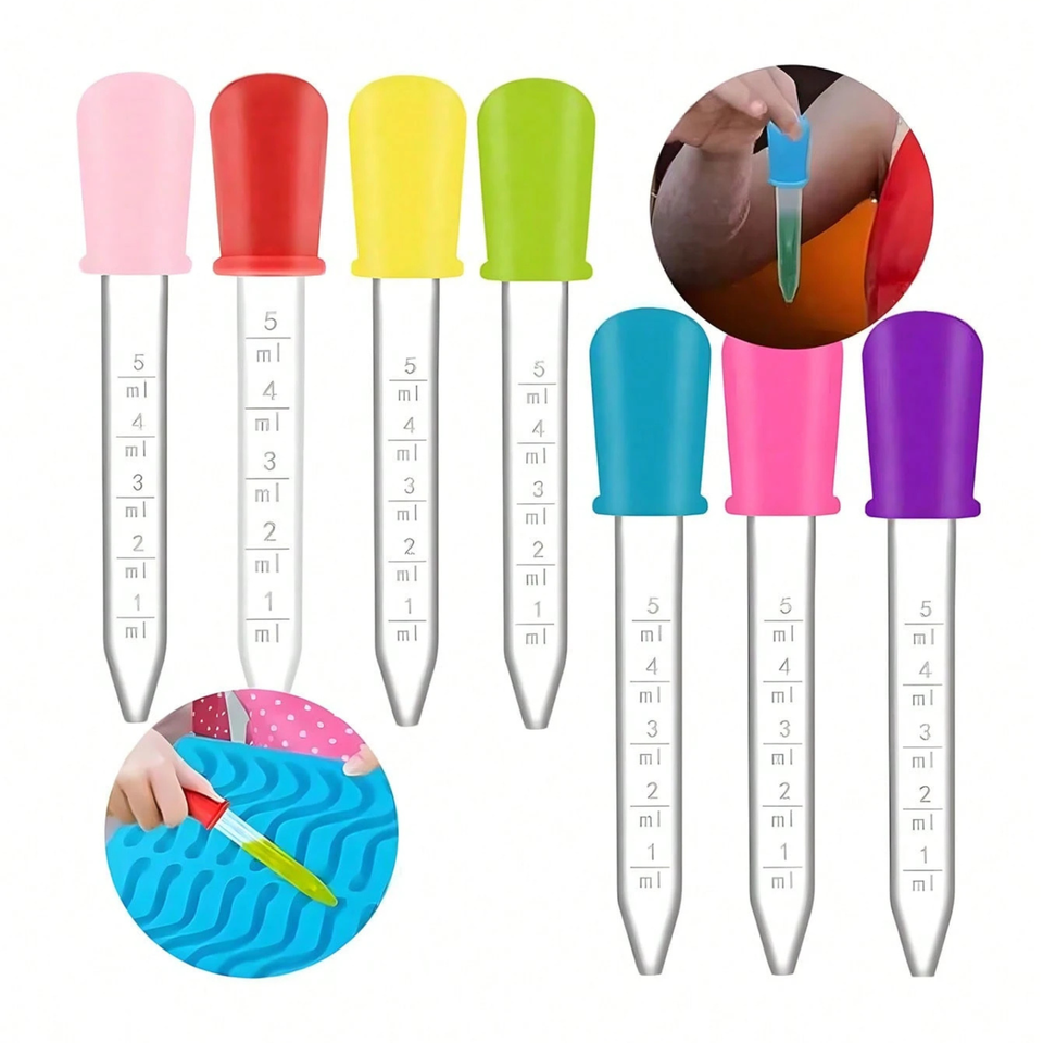 Medicine Dropper Silicone Calibrated Dropper 5ml Silicone Liquid Eye ...