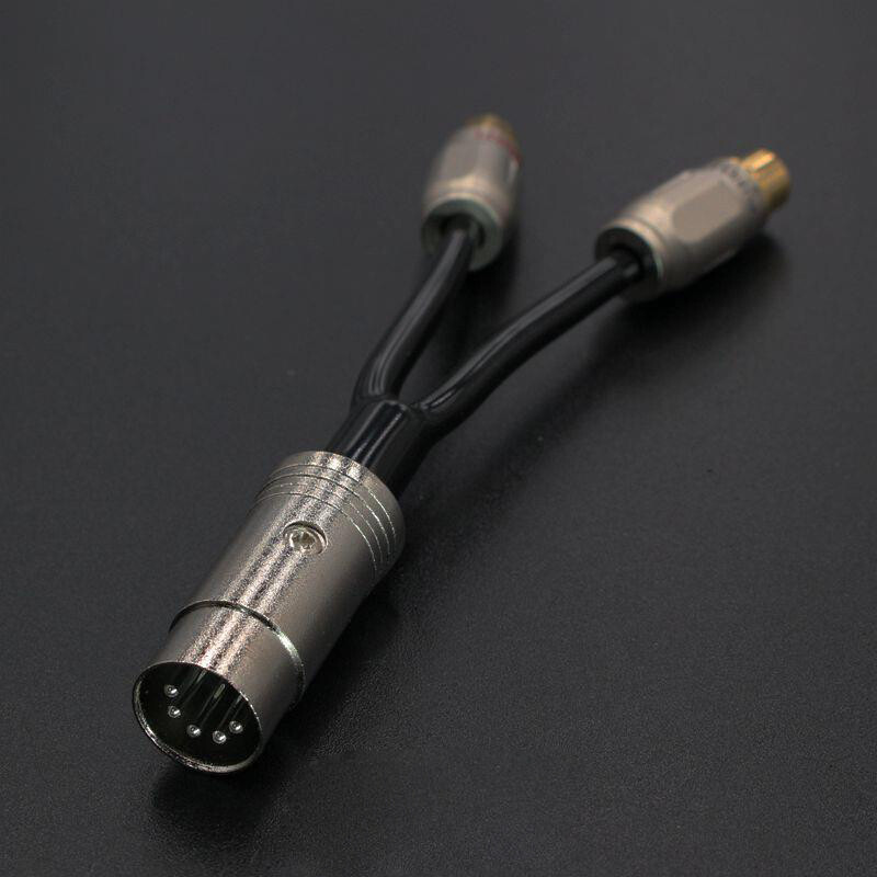 NAIM 5 Pin Din Twist Lock to 2 RCA Phono Female Sockets HIFI Lead ...