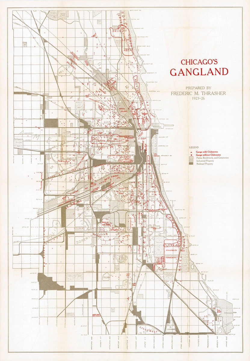 Chicago Gang Map