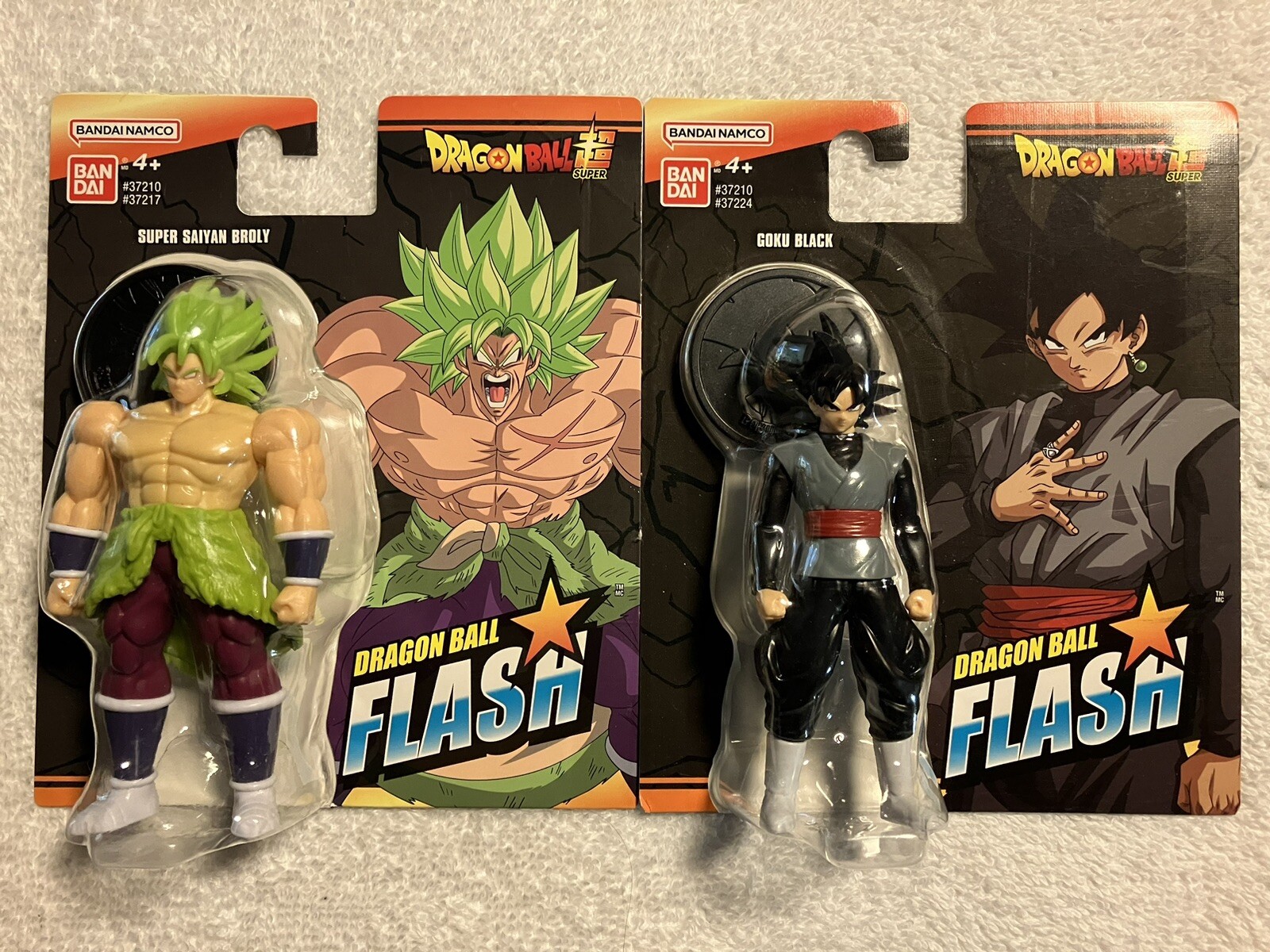 Bandai Namco DBZ Dragon Ball Z Flash Figure Lot Goku Black & Super ...