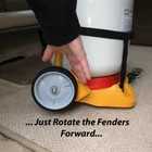 Propane Easy Cart Tank Carrier for BBQ grill w- 20 lb Scale Fuel Gauge ...