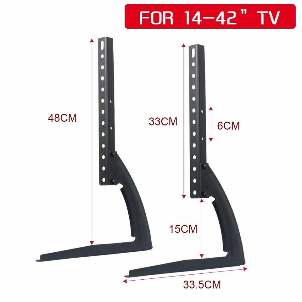 Versatile Tabletop TV Stand Bracket for LCD LED Plasma 17-75 Inch VESA ...