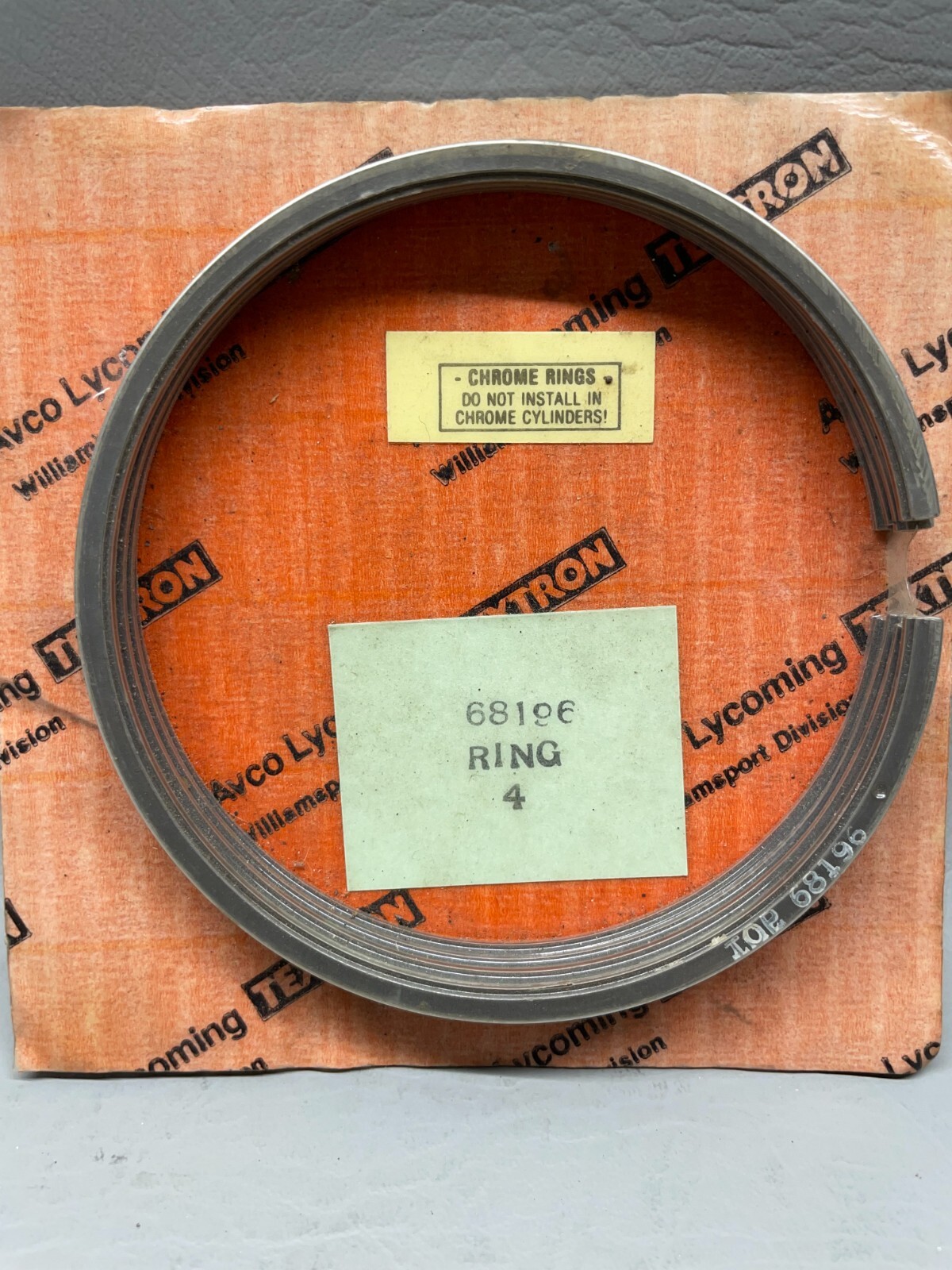 Lycoming O-235 Piston Compression Ring 68196 for sale online | eBay