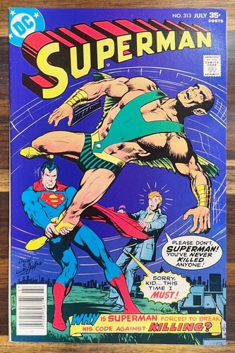 Superman #313 (1977) Neil Adams Cover HIGH GRADE (NM) | eBay